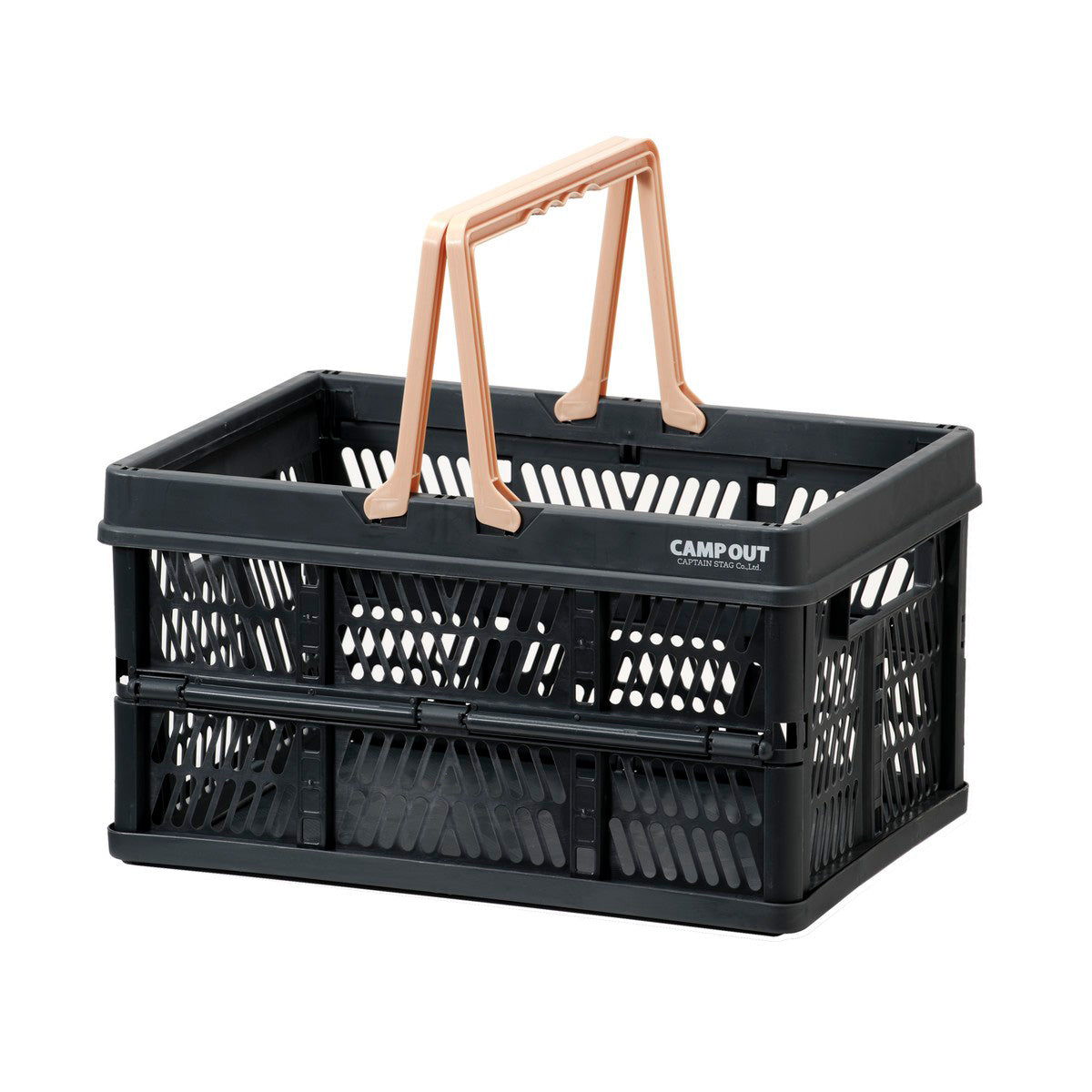 Captain Stag Plastic Folding Container (L) 露營可摺疊收納箱 UL-1079旺角露營戶外裝備用品店 旺角登打士街門市 帳篷天幕 露營 背囊 行山 歐美 ...