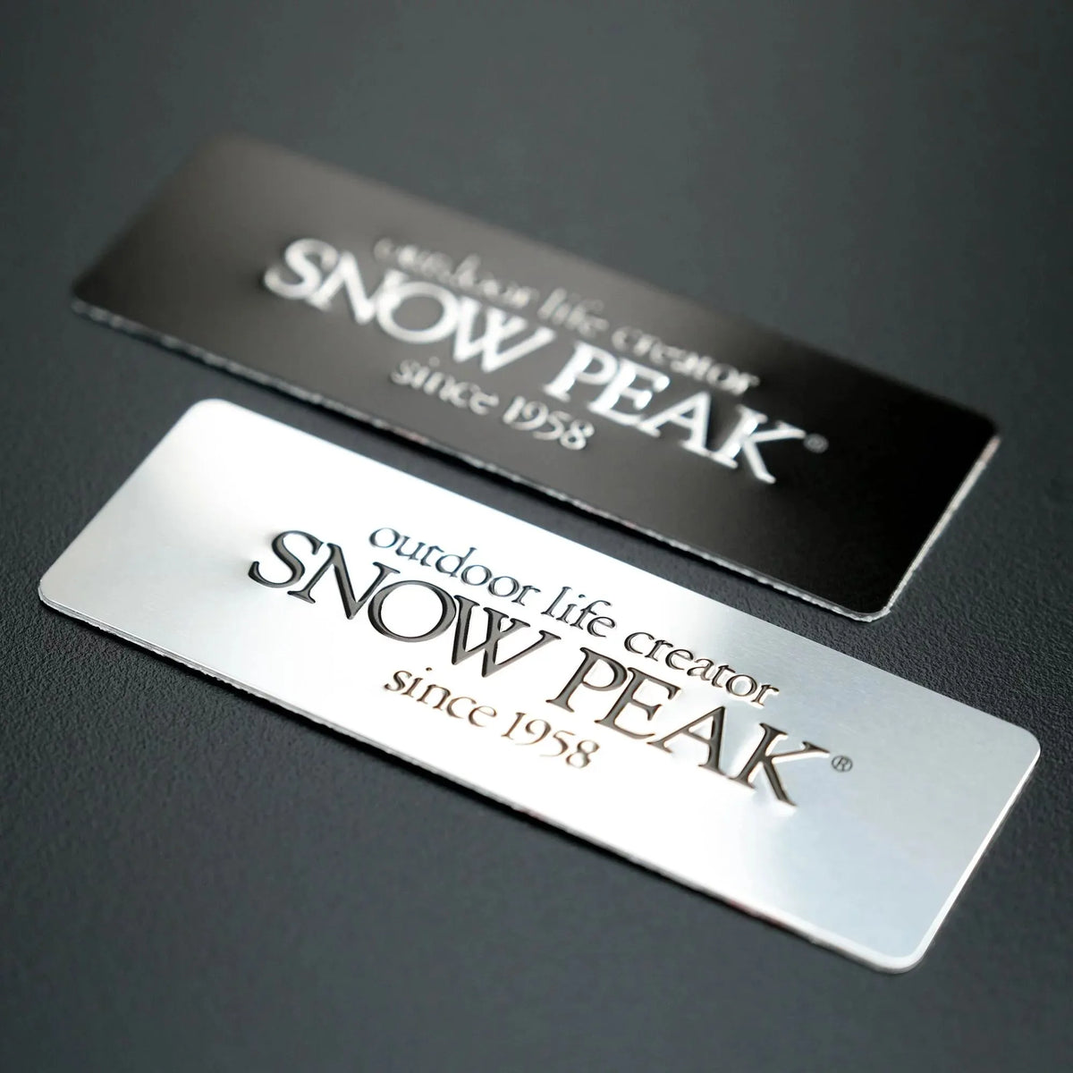 Snow Peak Metal Logo Sticker Set Letter 金屬標誌貼紙 FES-158- Funshop Outdoor ...